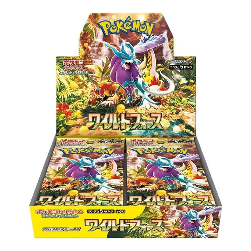 Pokemon TCG: Japanese - Wild Forces [sv5k] - Booster Box – Blue Mist